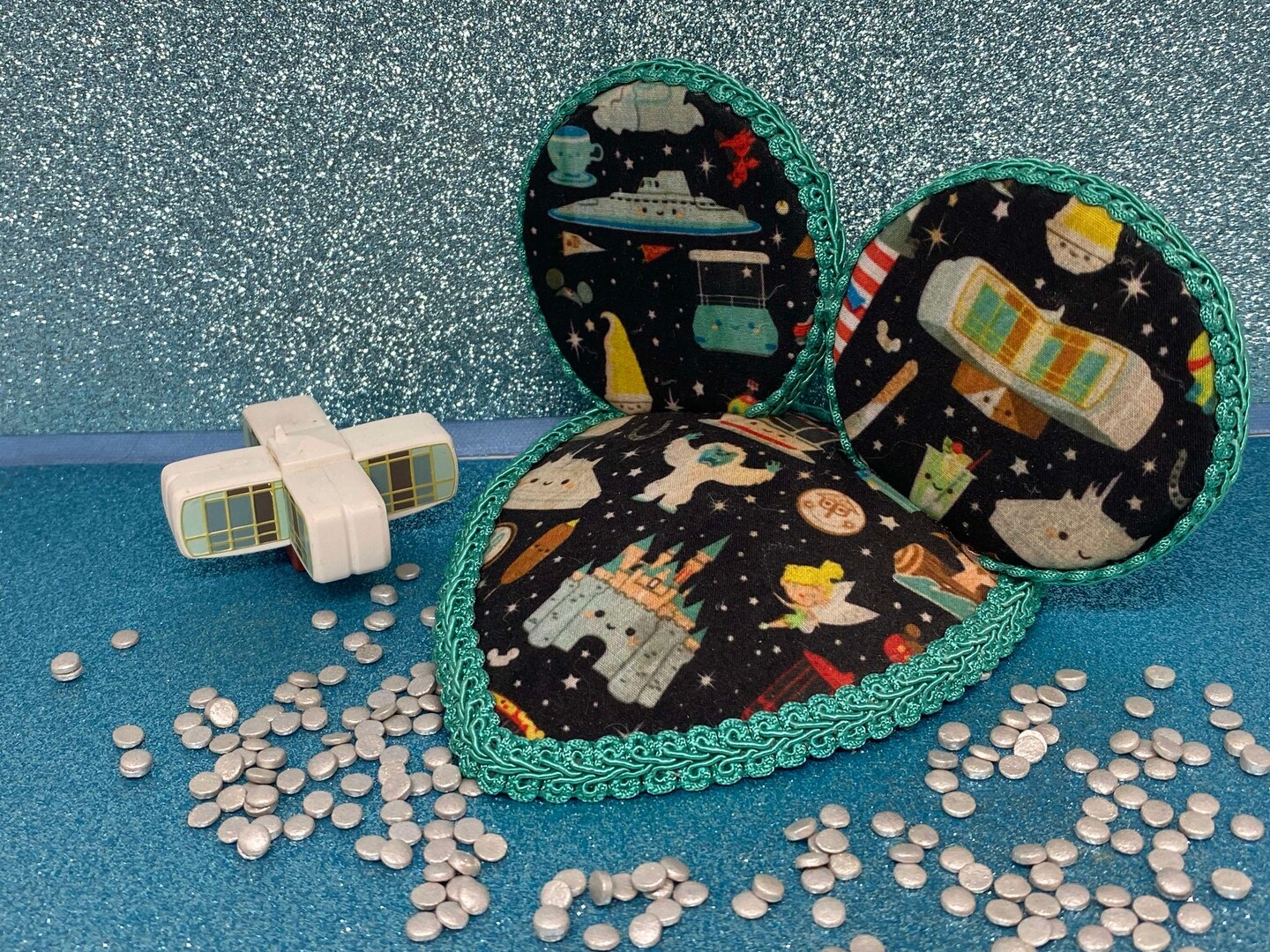 Vintage Disneyland Tiny Kingdom HANDMADE Mouse Ear Fascinator Hat ...