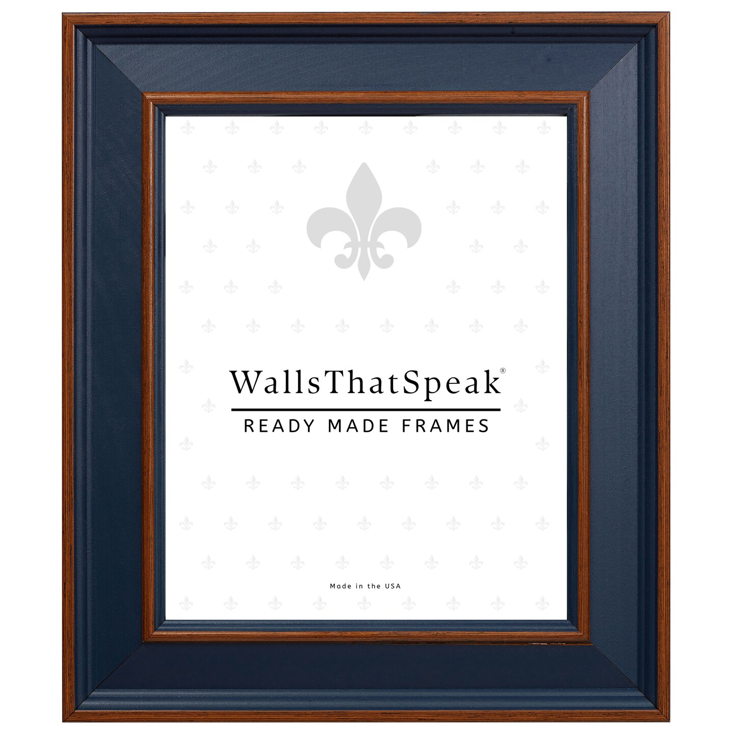 Country Estate 2", Blue Hardwood Picture Frame by wallsthatspeak | Michaels