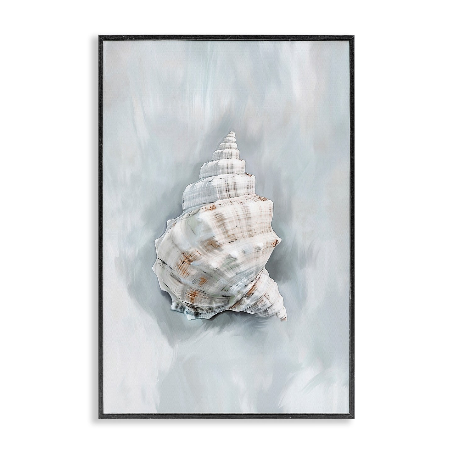 Stupell Industries Conch Seashell Mirage Framed Giclee Design by Ramona ...
