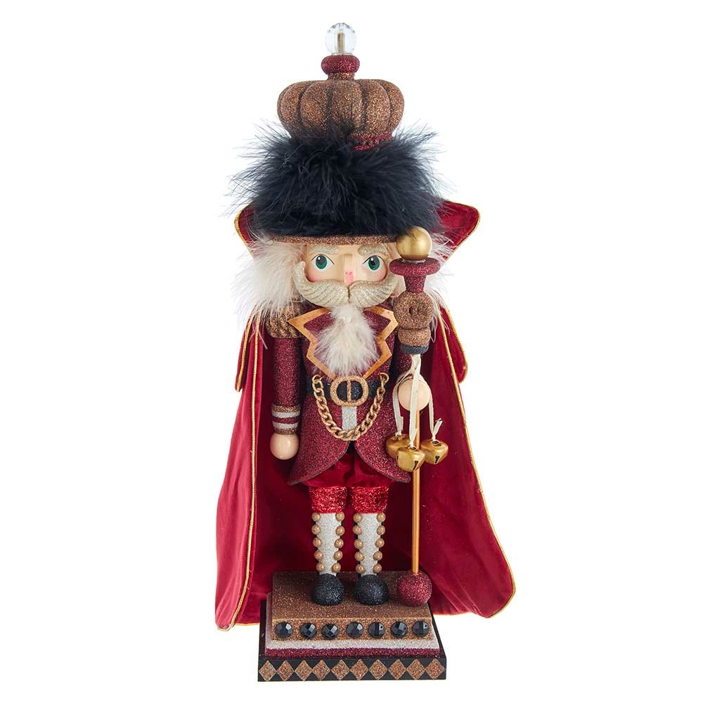 Kurt Adler 18-Inch Hollywood Burgundy King Nutcracker | Michaels