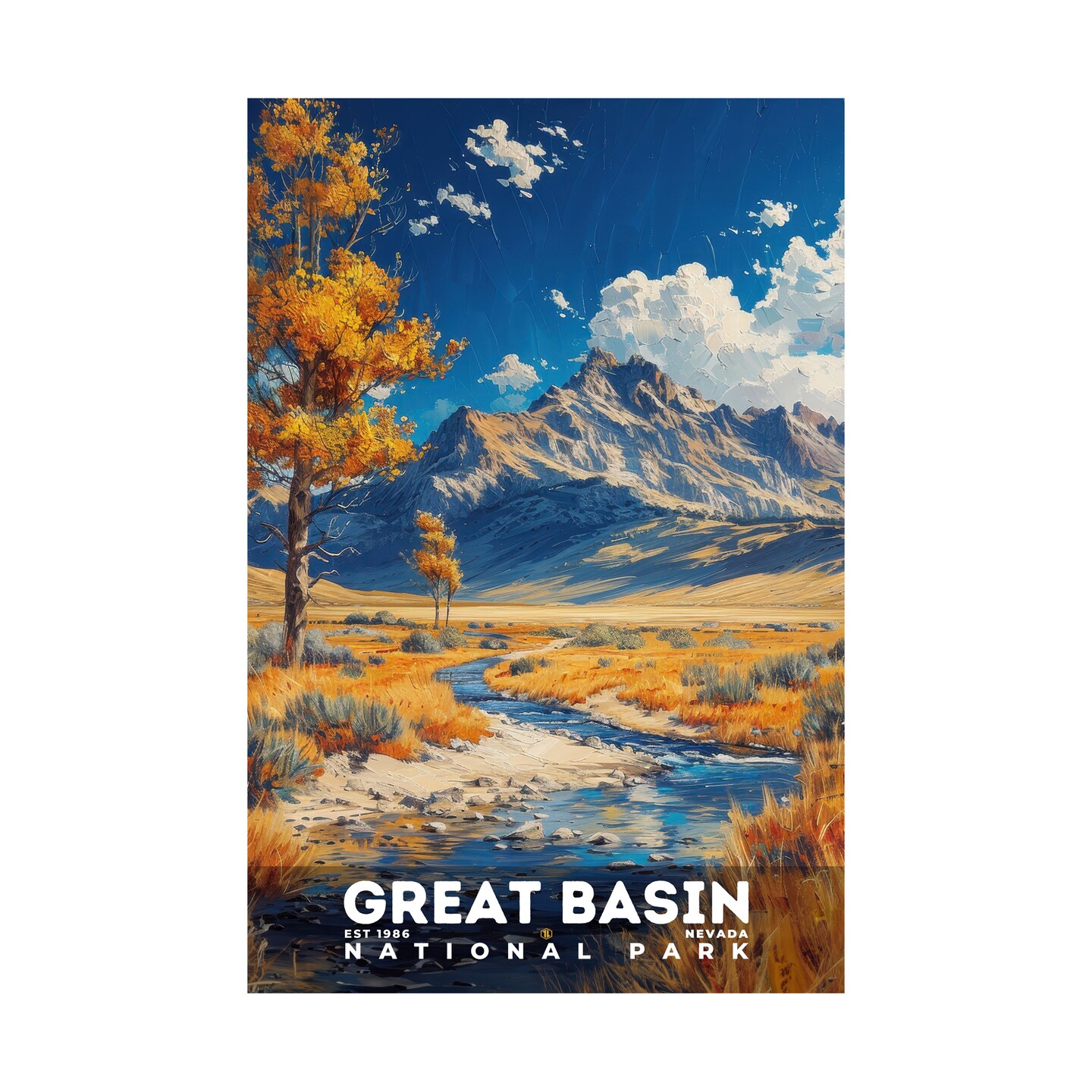 Great Basin National Park Poster, Travel Art, Office Poster, Home Decor ...