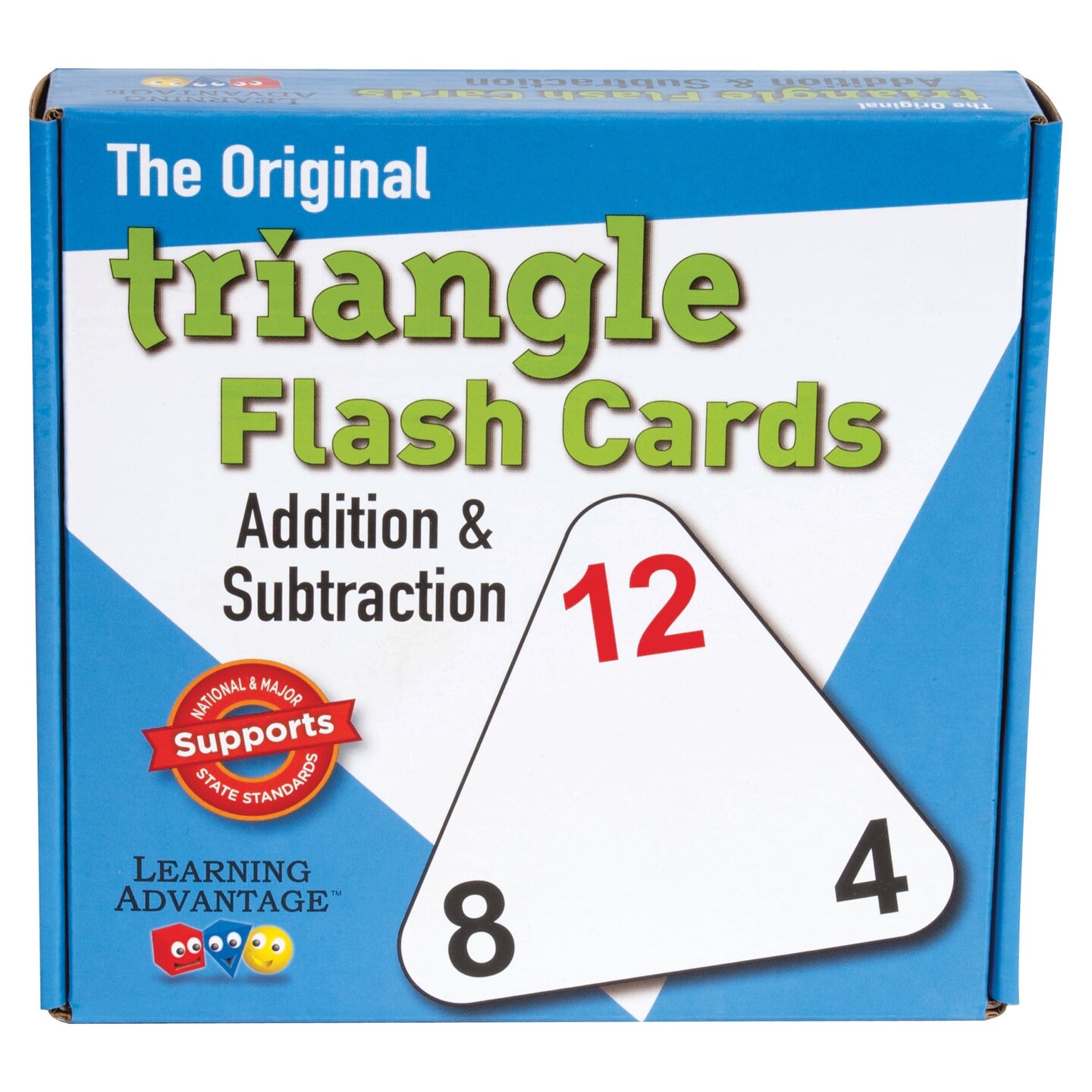 The Original Triangle Flash Cards - Addition & Subtraction - Set of 20 ...