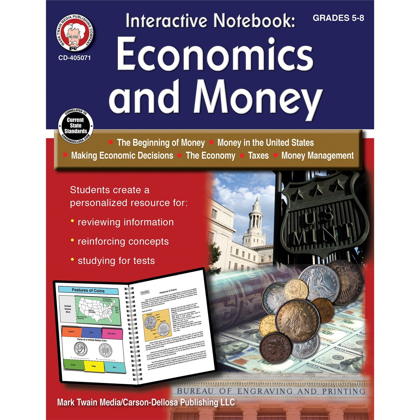 Interactive Notebook: Economics and Money, Grade 5-8 | Michaels