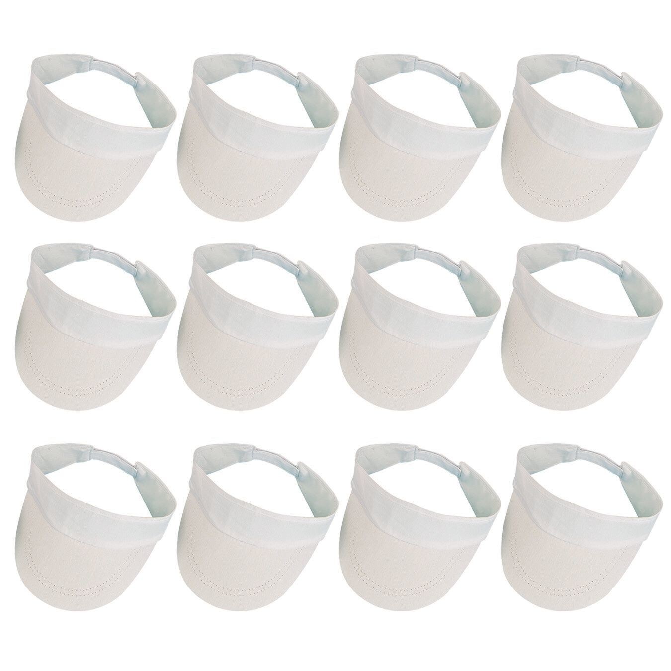 Color-Me™ Fabric Visors (Pack of 12) | Michaels