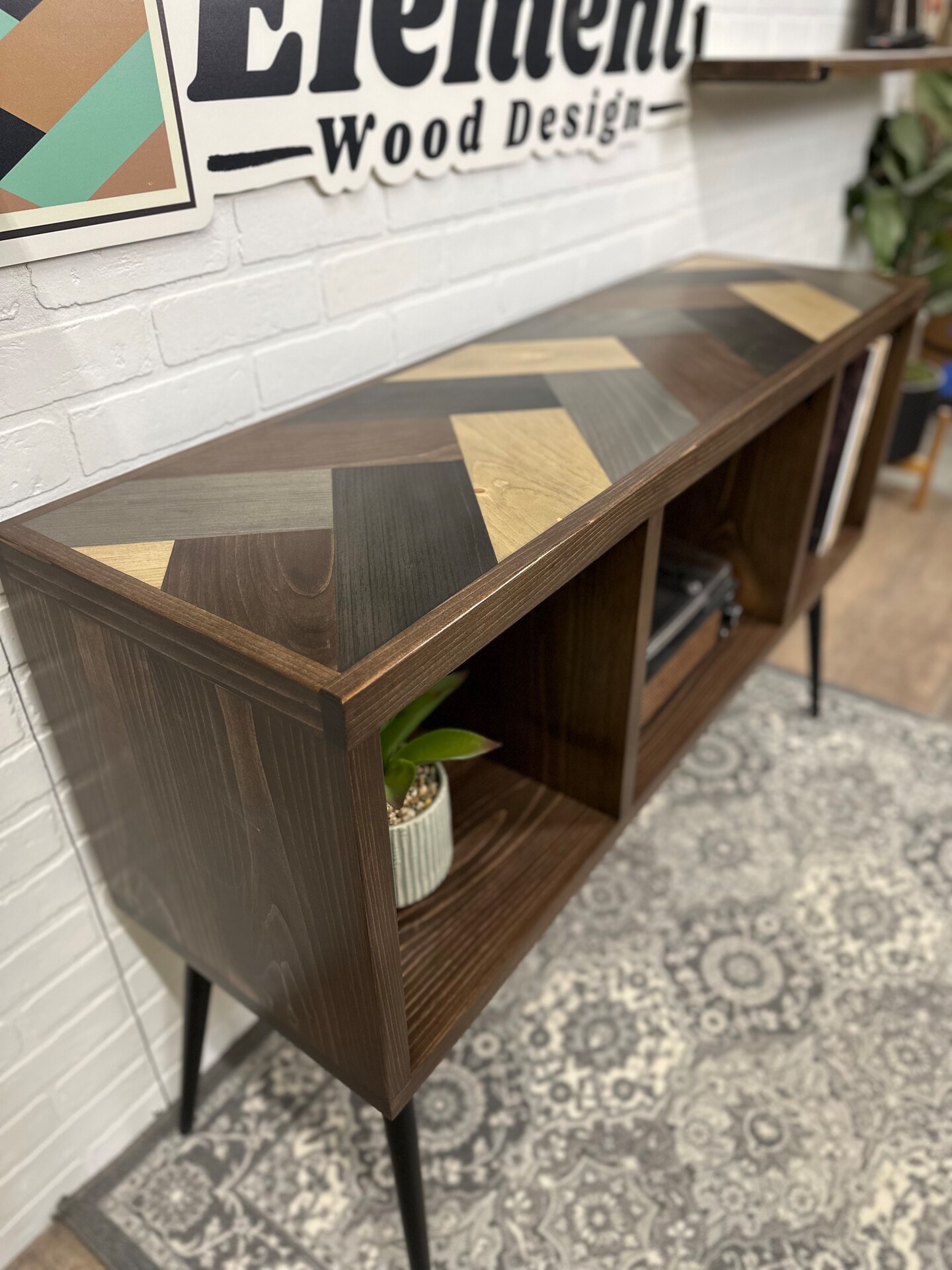 The Bobby McGee Record Cabinet | Record Player Stand | Record Player ...