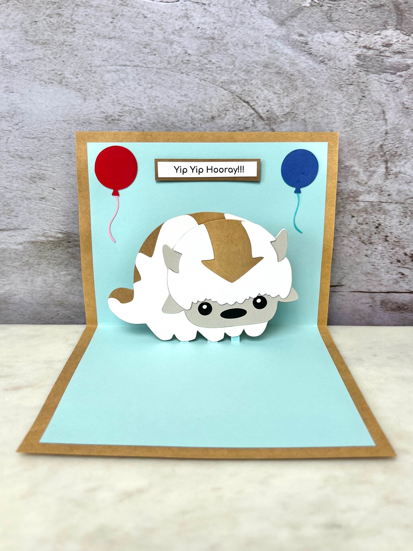Pop Up Appa Birthday Card - Avatar Birthday Card - Appa Birthday Card ...