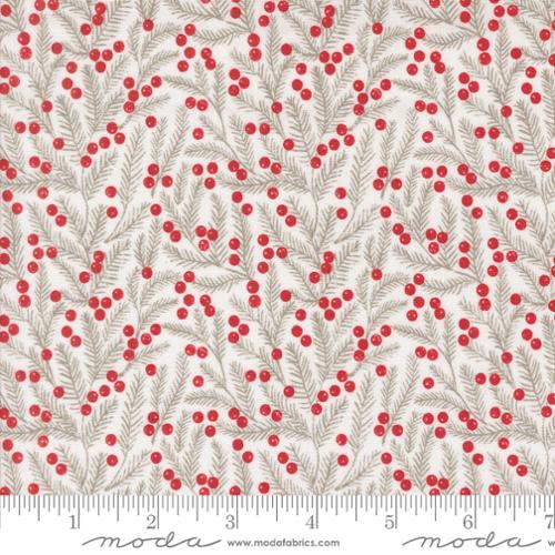 Fabric Moda Snow Pine Needles Berry and Pine by the Quarter Yard 5243 ...