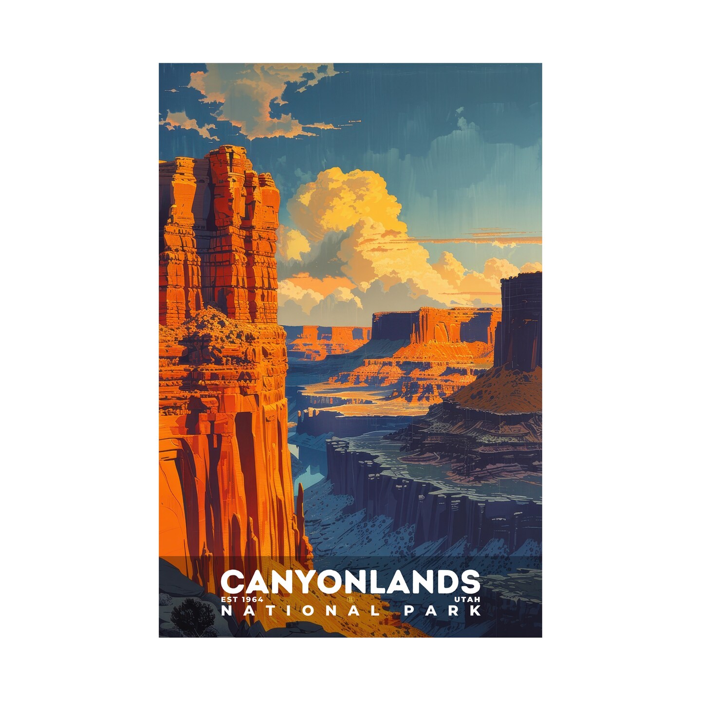 Canyonlands National Park Poster, Travel Art, Office Poster, Home Decor ...