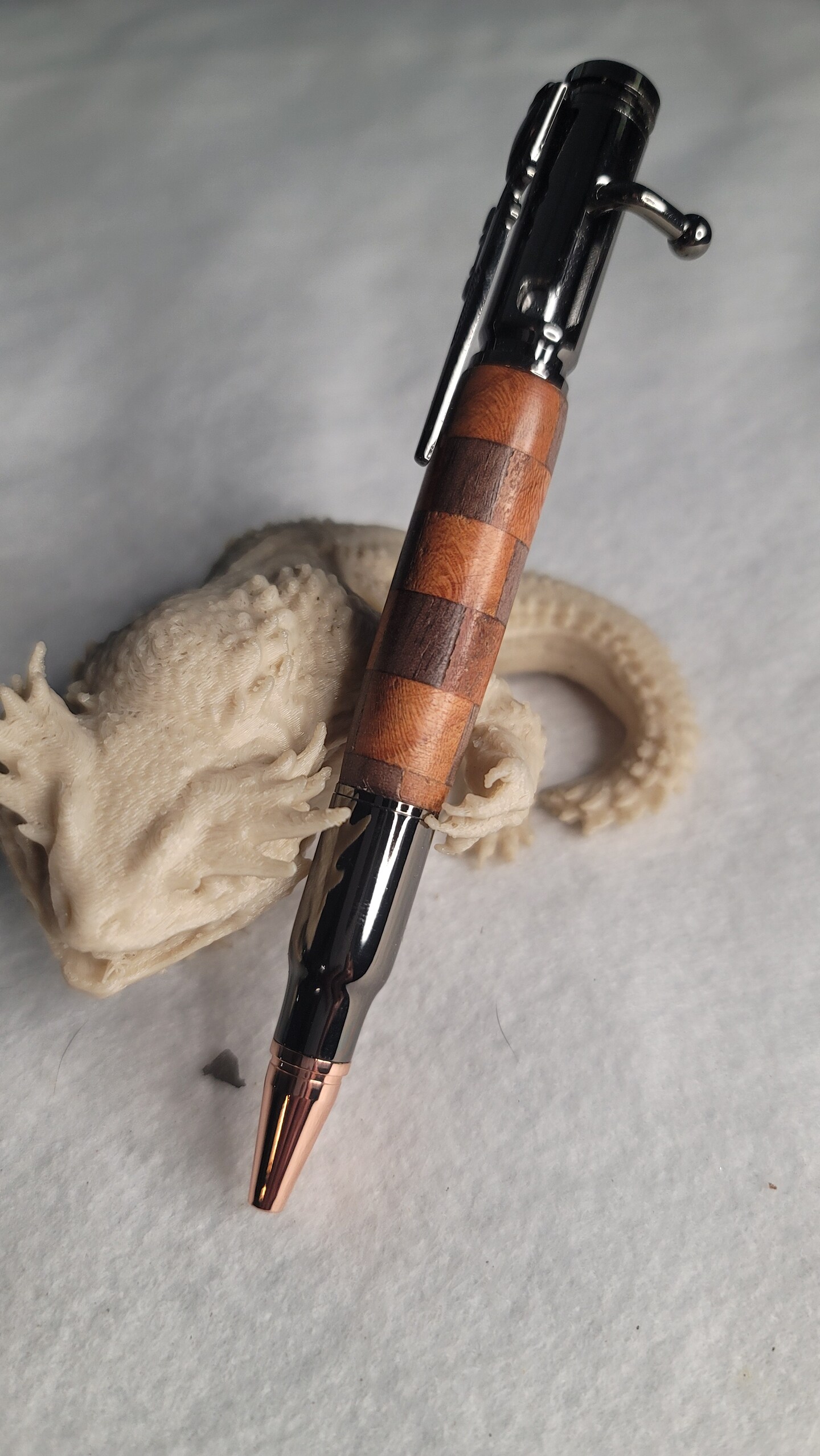 Walnut and cherry hand turned bullet pen | MakerPlace by Michaels