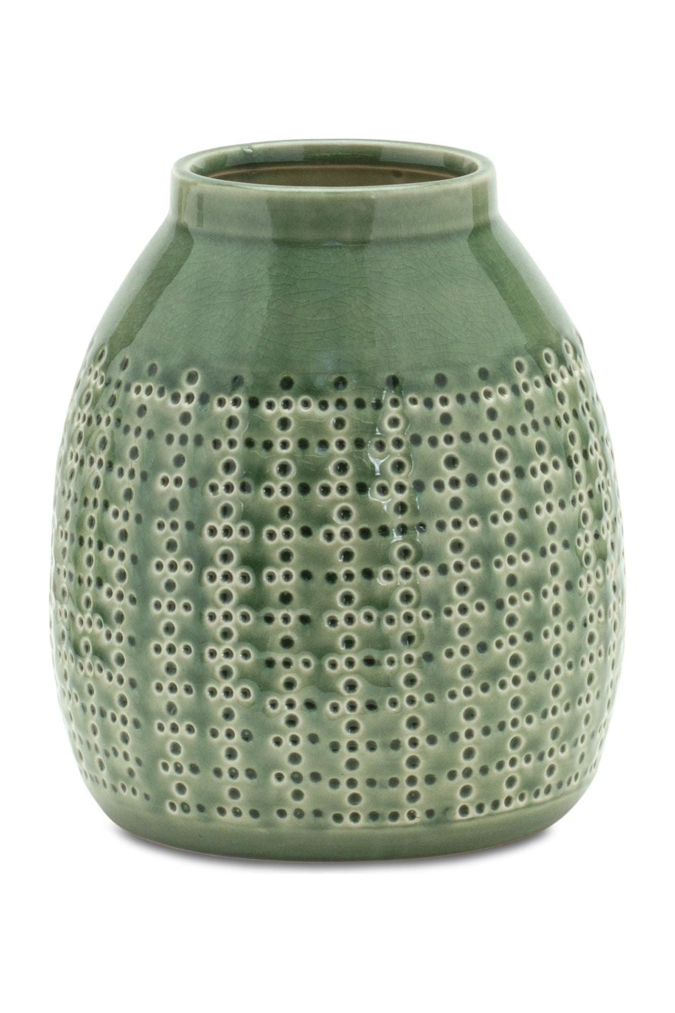 8"H Green Terra Cotta Container | Michaels