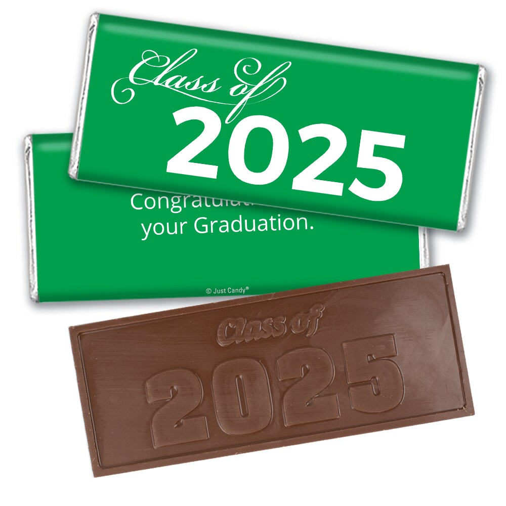 Graduation Candy Party Favors Class of 2025 Wrapped Chocolate Bars by ...