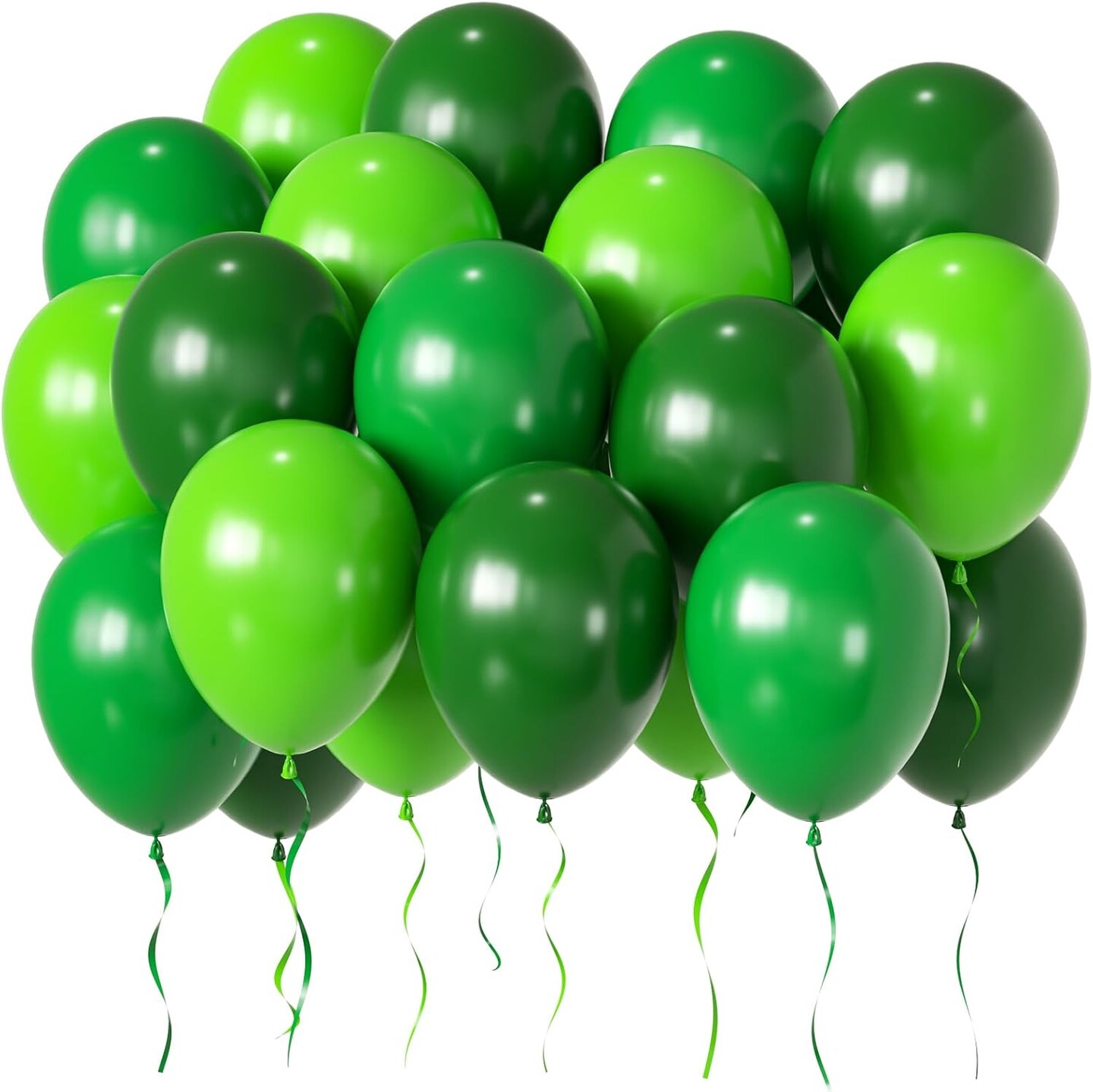 Green Balloons Dark Green Balloon, 50pcs 12 Inch Green Dark Green Lime ...