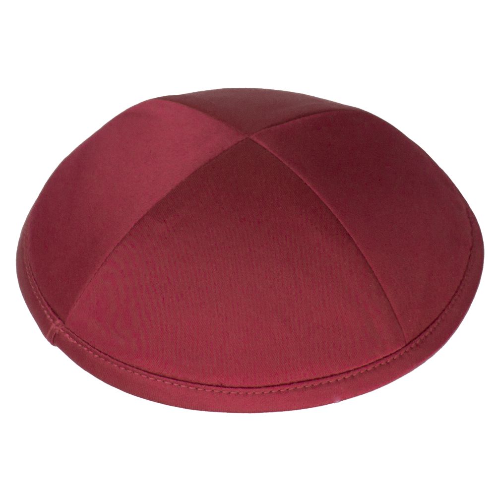 Kippah Dark Red Deluxe Satin | Michaels