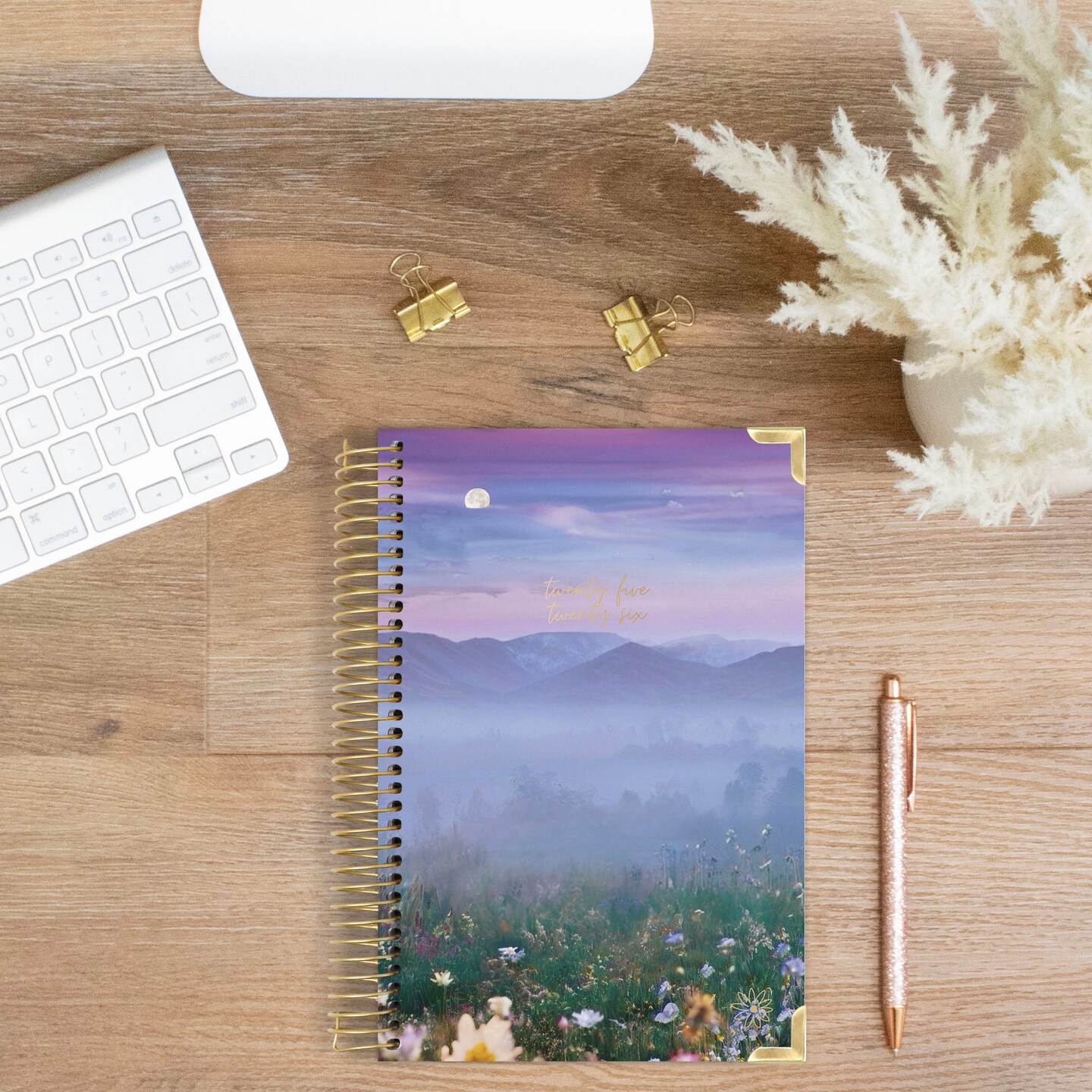 bloom daily planners 2025-26 Hard Cover Planner, 5.5" x 8.25", Mystical ...