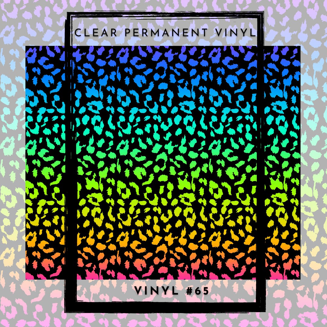 #65 CLEAR Neon Bolt (IPP EXCLUSIVE) 12x12 Pattern Vinyl | Michaels