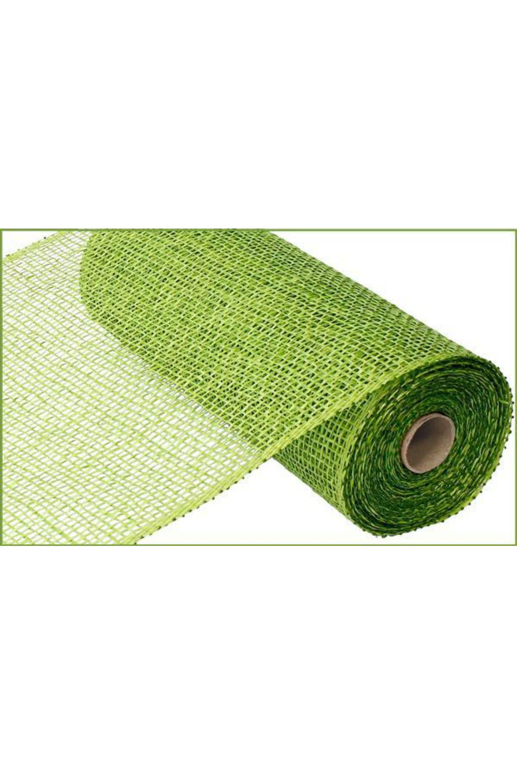 10" Poly Burlap Mesh Ribbon: Lime Green | Michaels