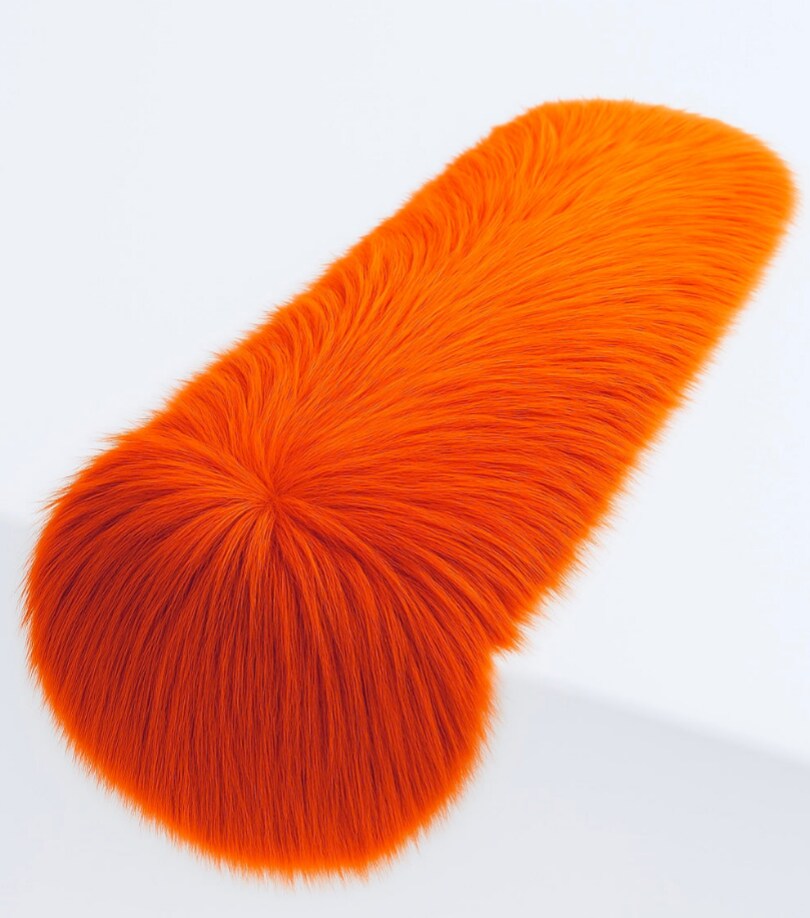 FabricLA Faux Fur Table Runner – Fluffy Snow Christmas Table Runner ...