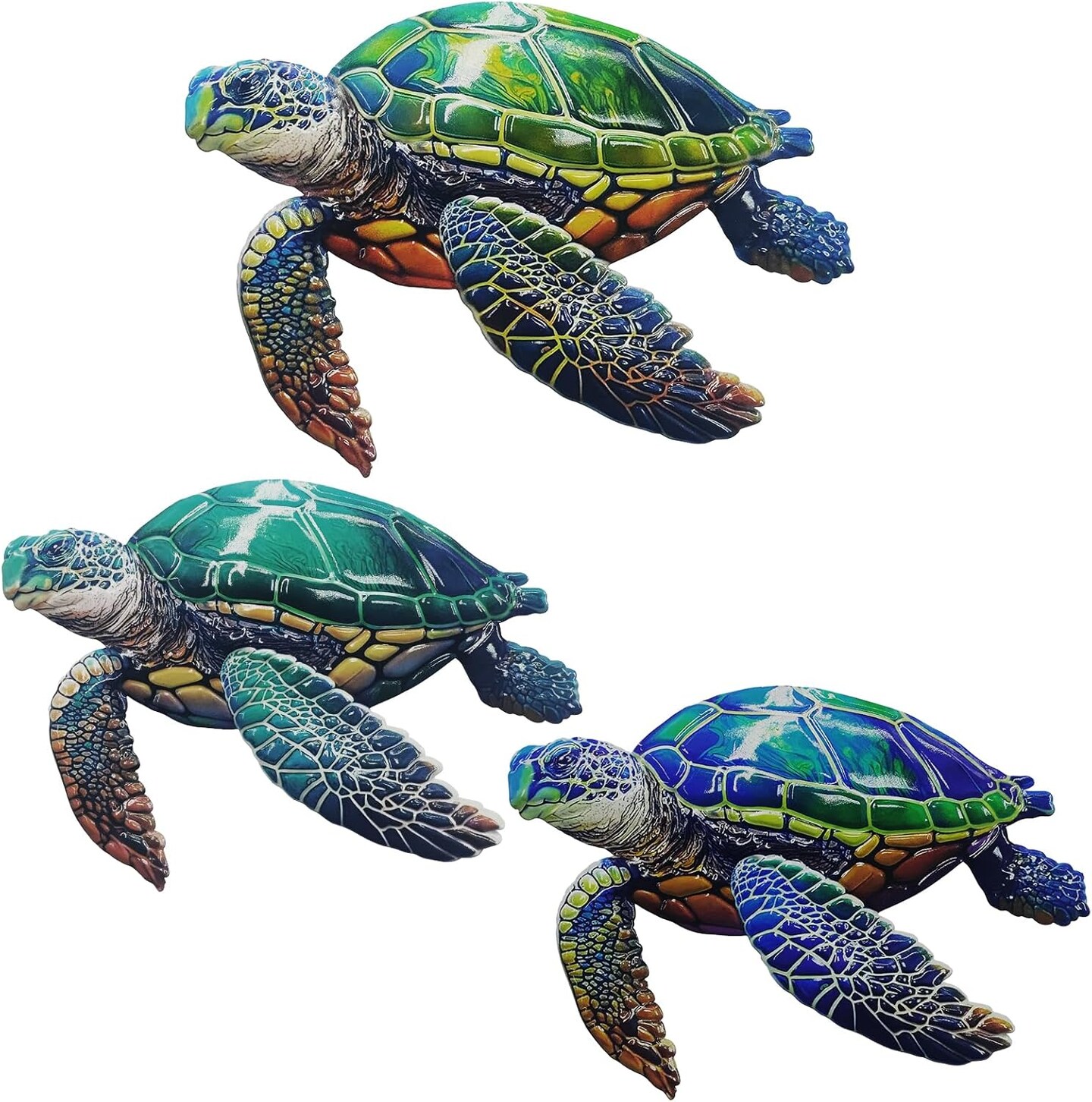 3Pcs Metal Summer Turtle Sea Wall Decor | Michaels