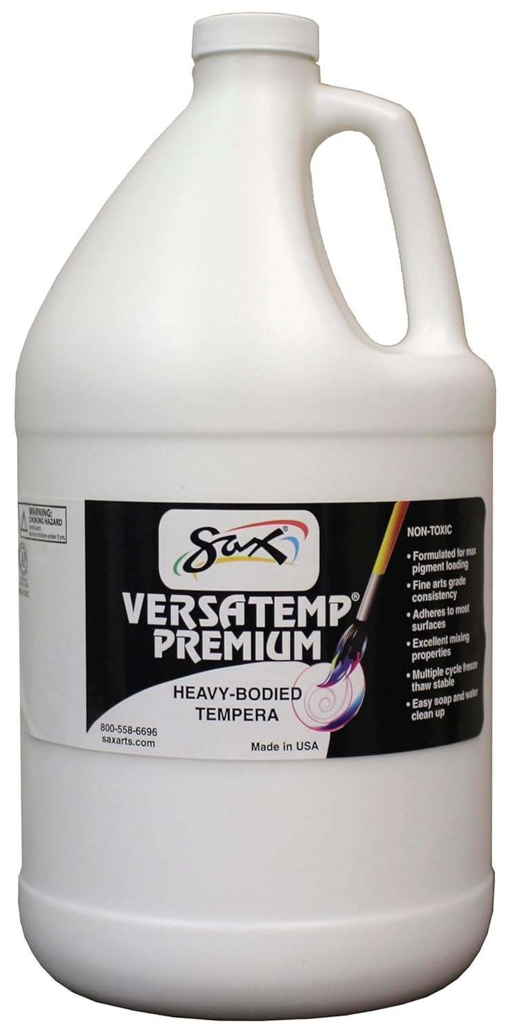 Versatemp Premium Heavy-Bodied Tempera Paint, White, 1 Gallon | Michaels