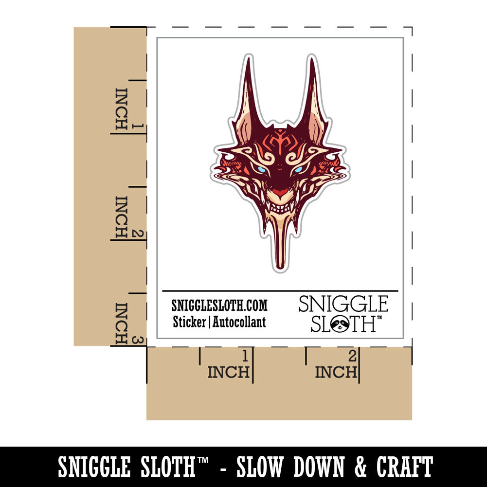 Water Bottle Sticker Set Ethereal Kitsune Fox Spirit Head Smokey Cute ...