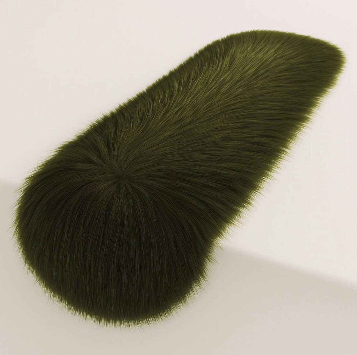 FabricLA Faux Fur Table Runner – Fluffy Snow Christmas Table Runner ...