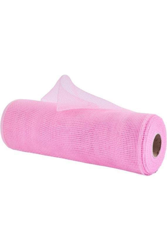10" Pink Poly Deco Mesh Ribbon: Light Pink | Michaels