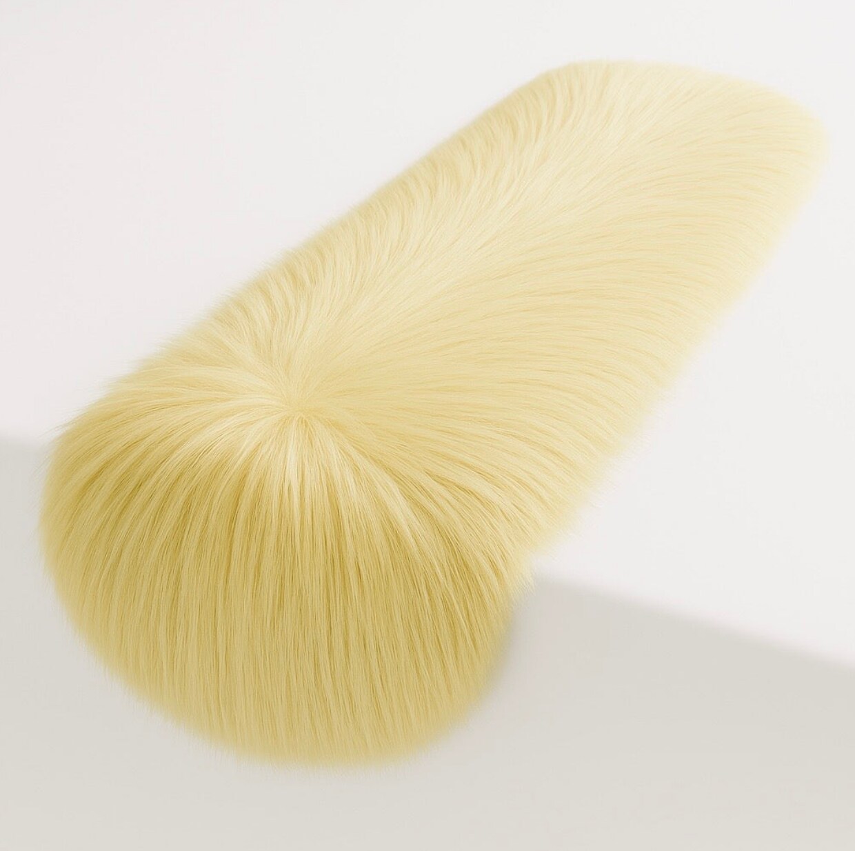 FabricLA Faux Fur Table Runner – Fluffy Snow Christmas Table Runner ...