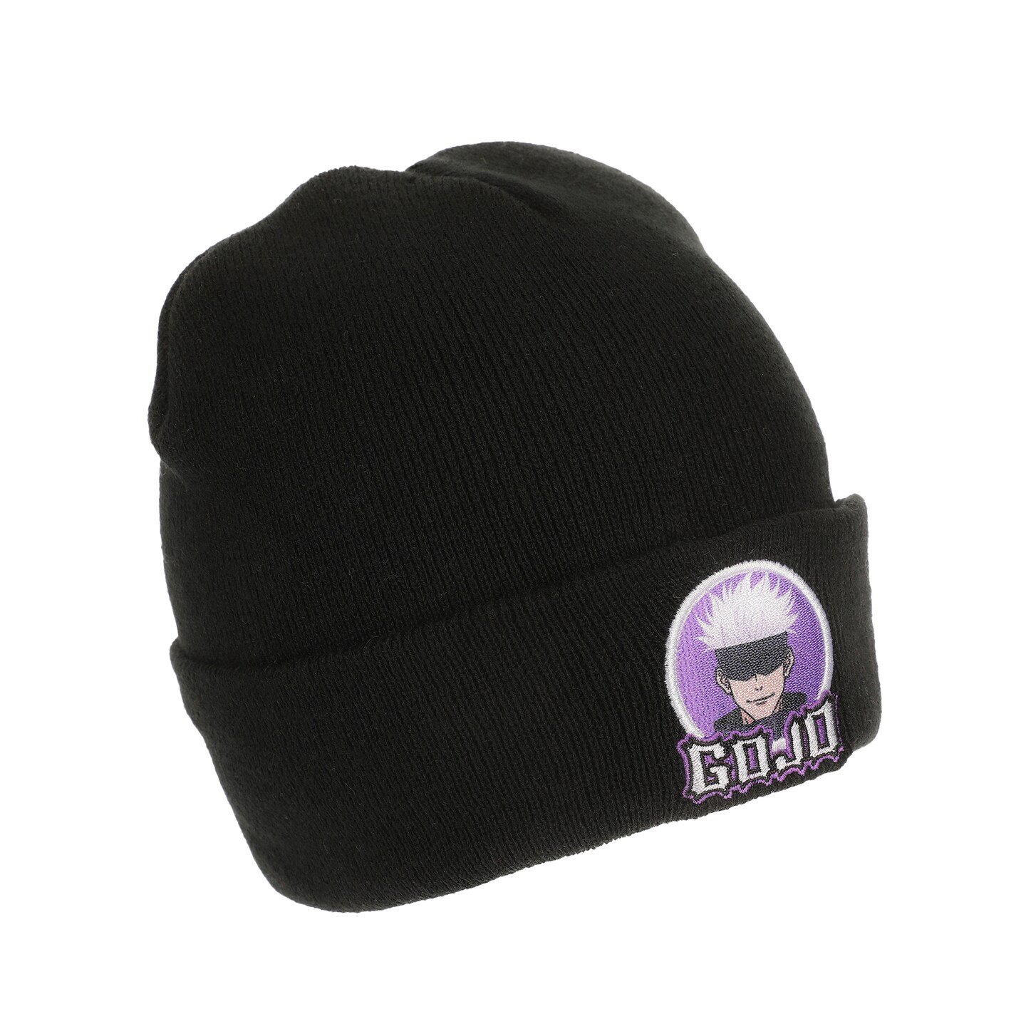 Jujutsu Kaisen Gojo Character Circle Black Cuff Beanie | Michaels