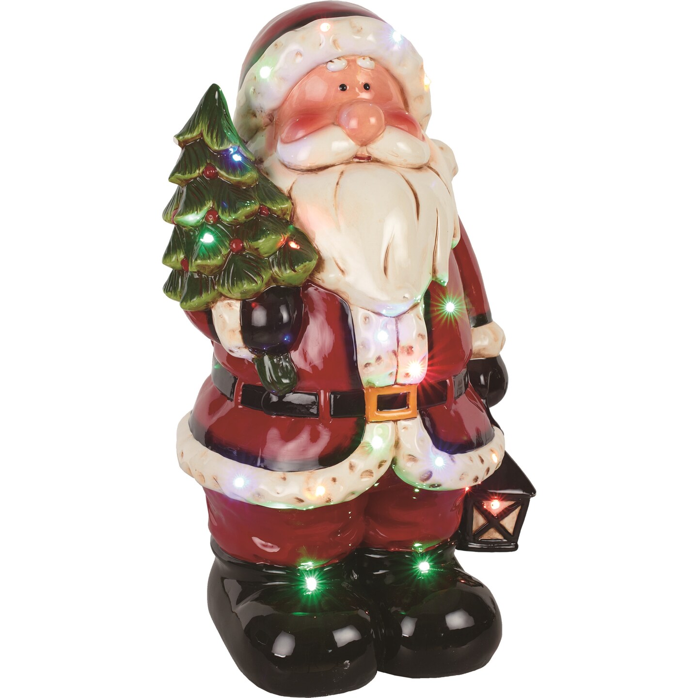 Dolomite Multicolor Christmas Music Santa Decoration, Color: Red, Count ...