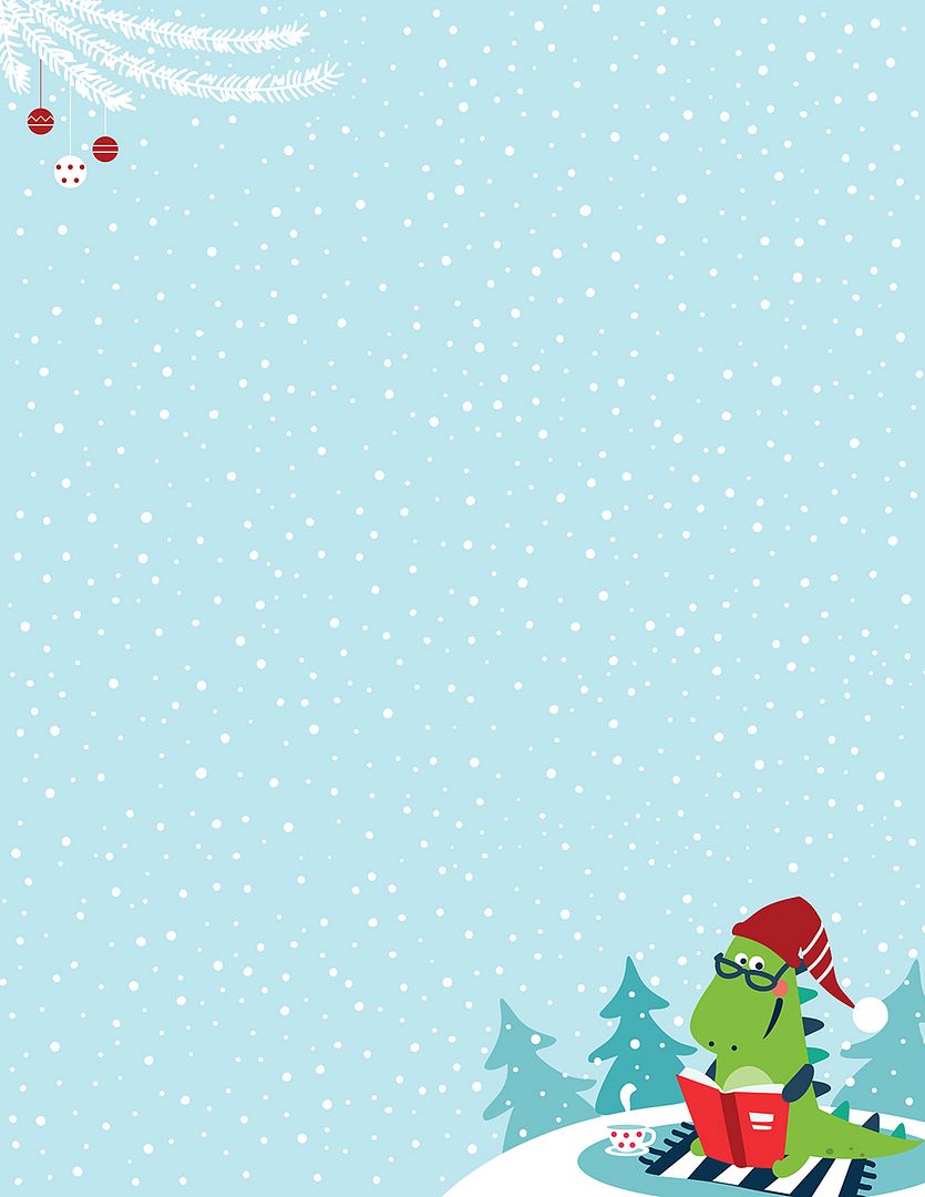 Great Papers! Holiday Stationery Letterhead, Christmas Dino, 8.5"x11 ...