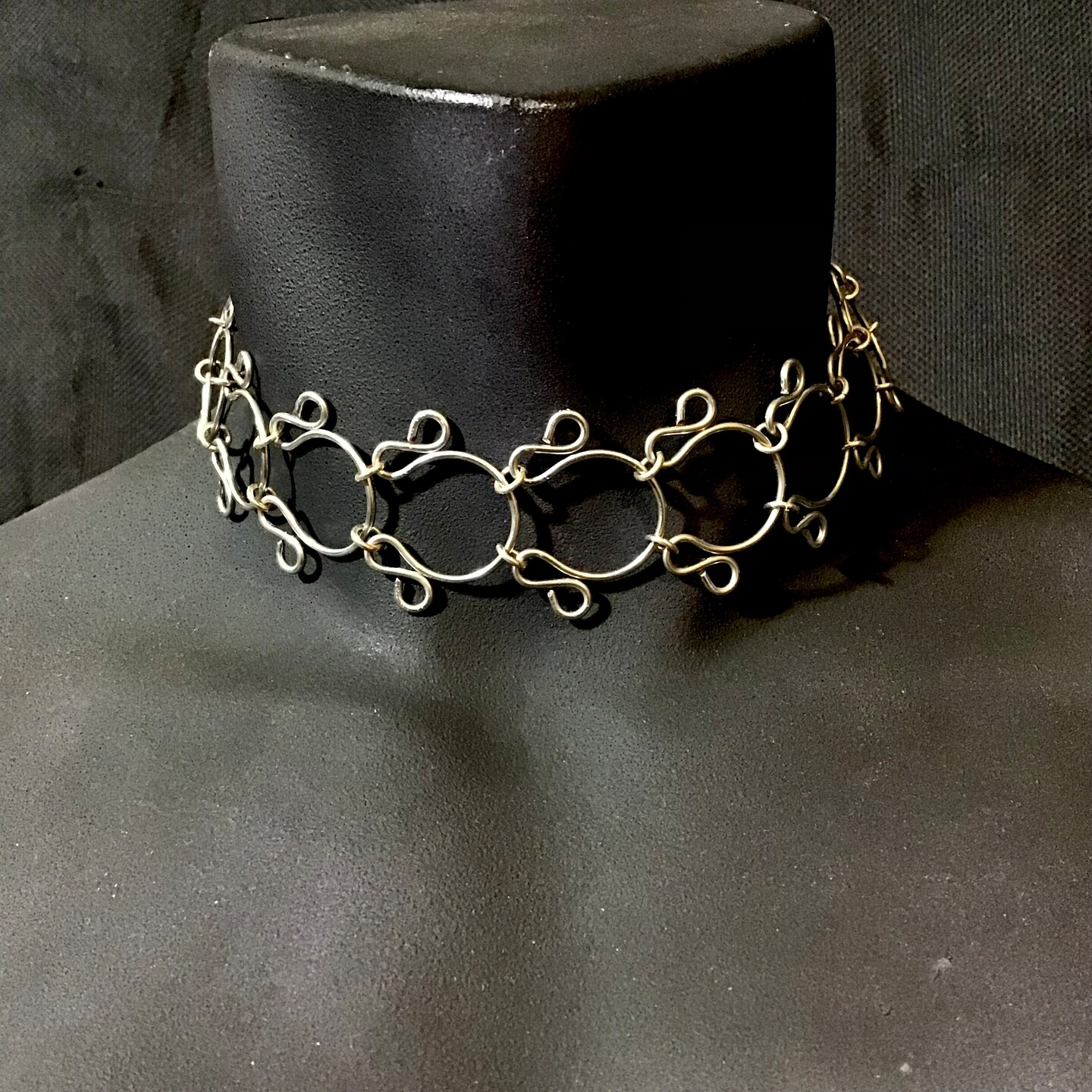 Swirl And Circular Link Wire Choker | MakerPlace by Michaels