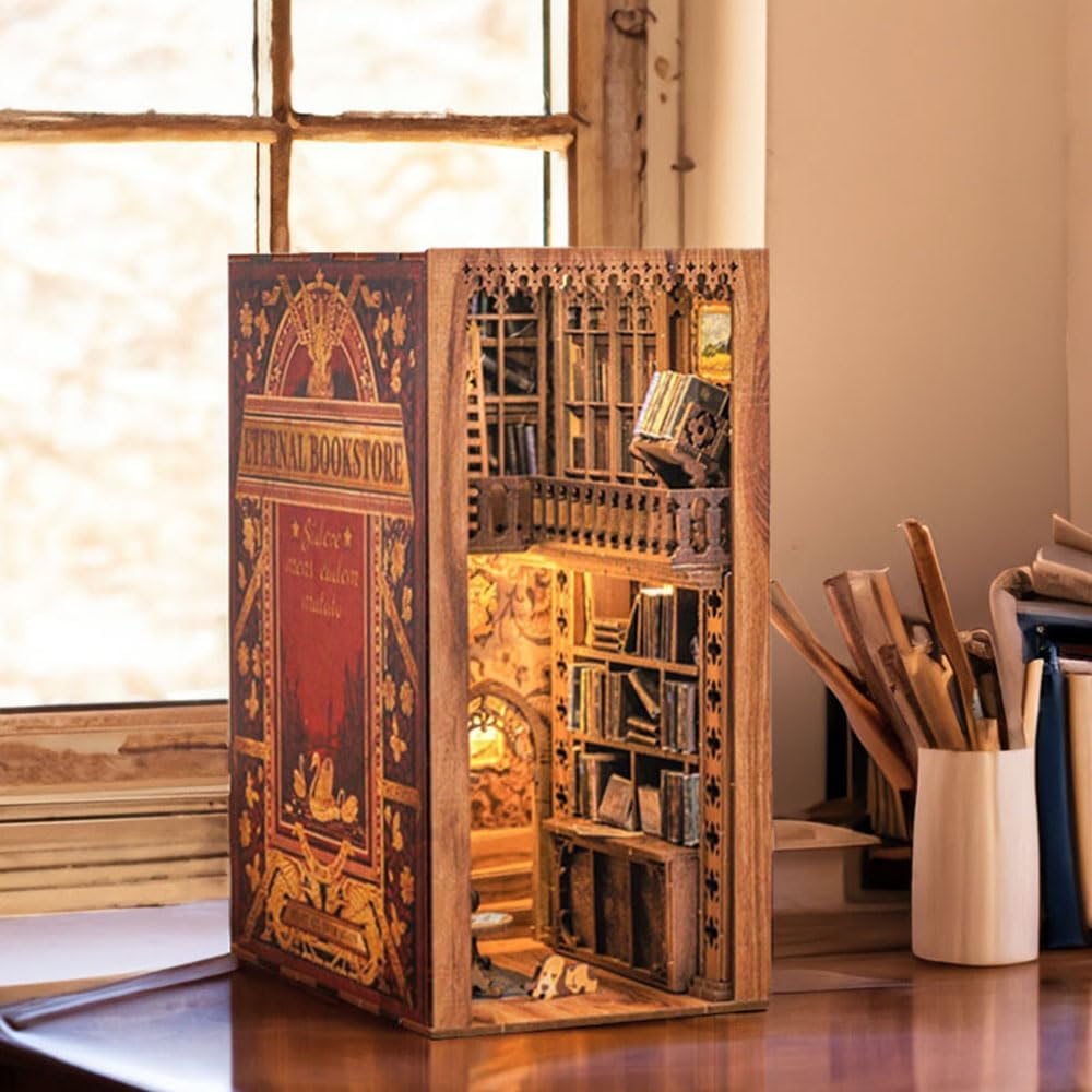 Book Nook Wizardi Miniature - Eternal Bookstore Roombox Kit | Michaels