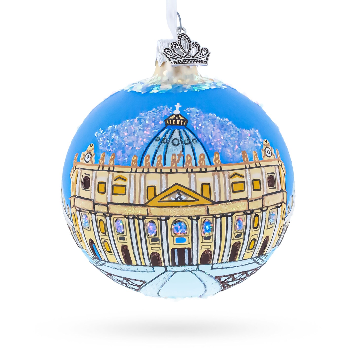 The Papal Basilica of Saint Peter, Vatican Glass Ball Christmas ...
