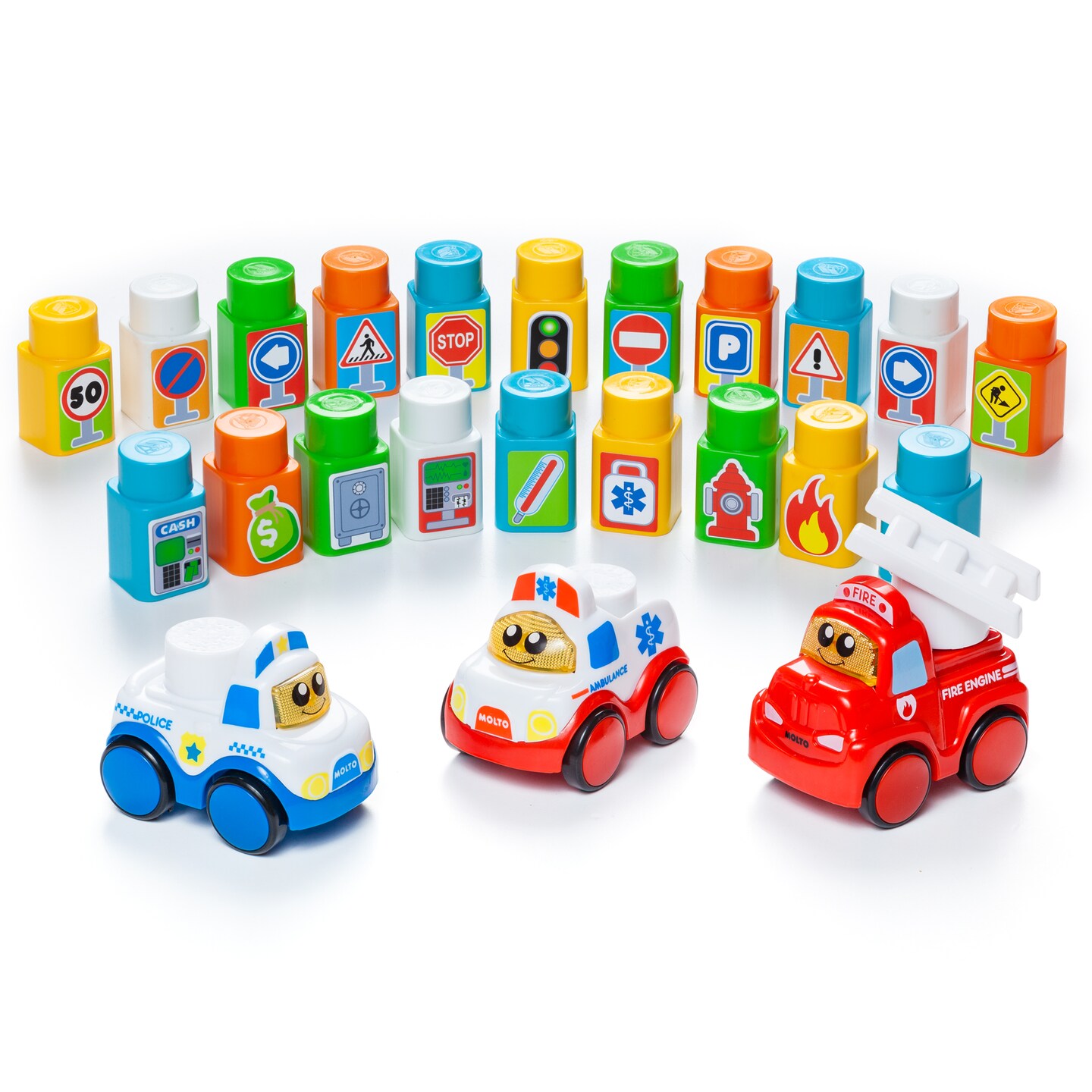 Molto - Playmat Block Set with 3 Cars | Michaels