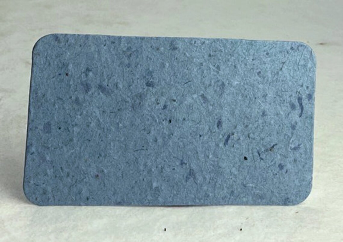 Wildflower Seed Paper Rounded Panel Card - Lotka Paper Embedded with ...