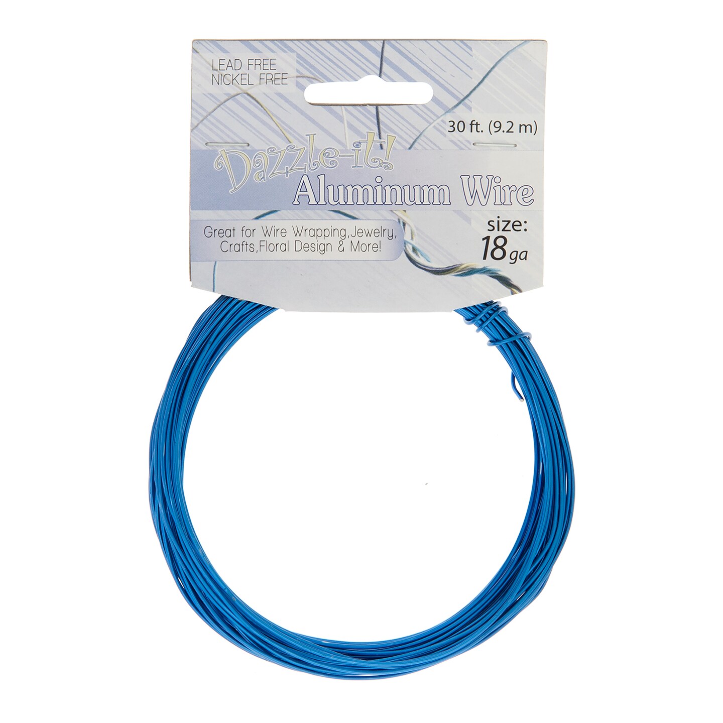 John Bead Royal Blue Aluminum Wire, 30ft | Michaels