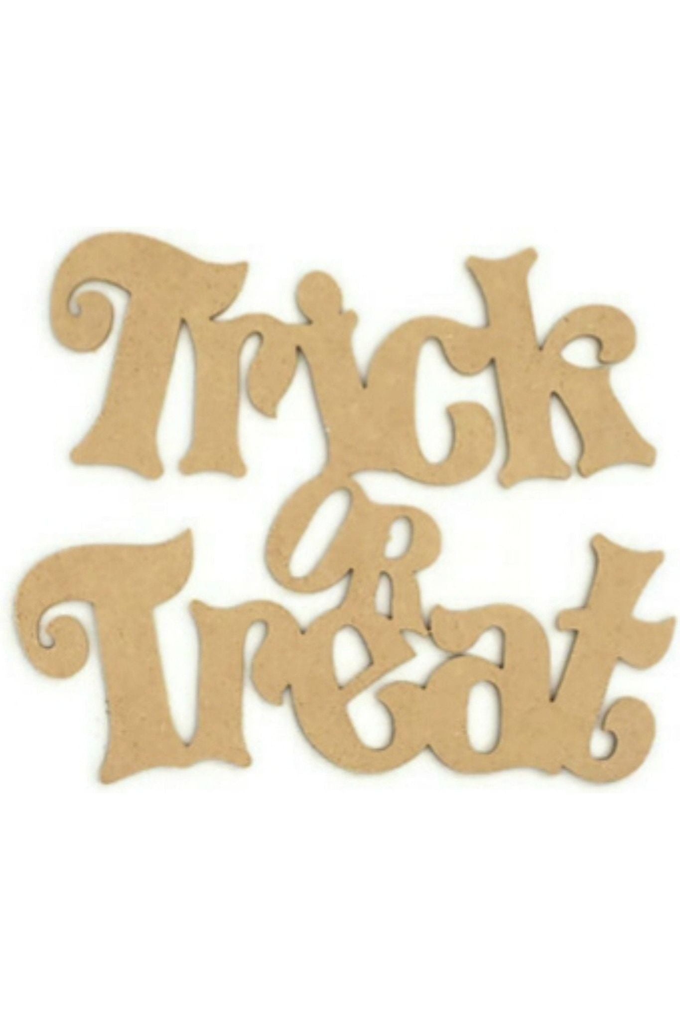 Trick or Treat Script Wood Cutout | Michaels