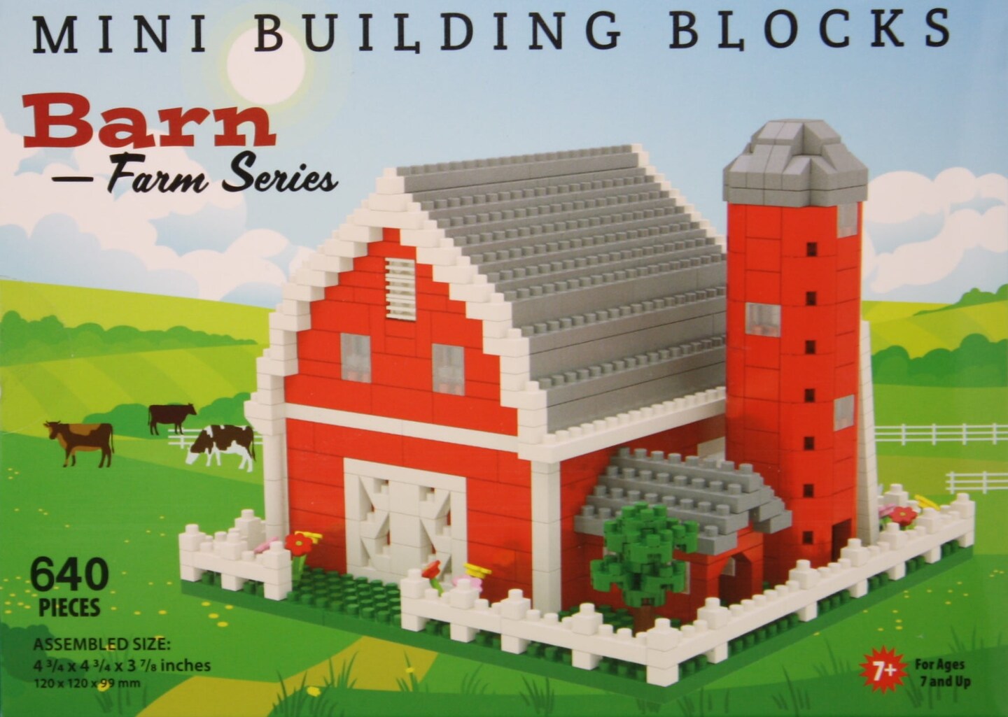 Mini Building Blocks - Farm Series - Barn with Fence | Michaels