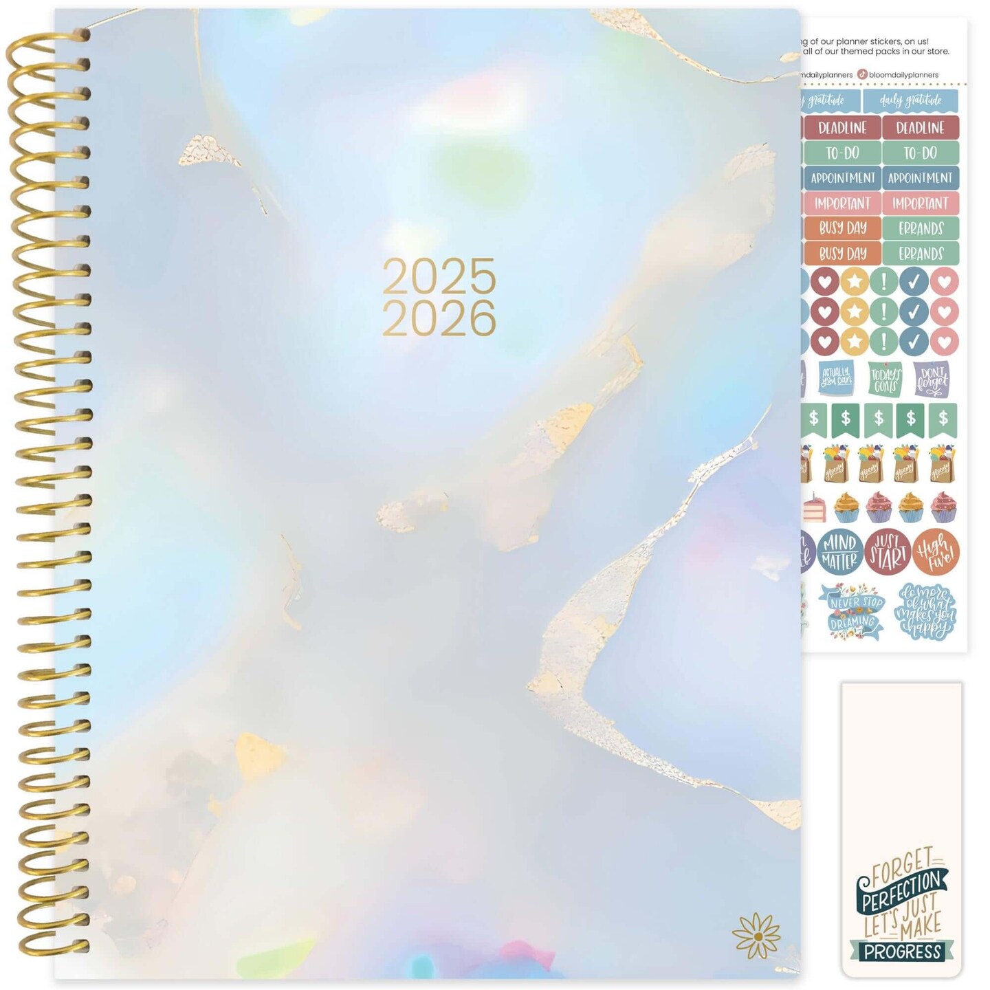 bloom daily planners 2025-26 Academic Planner, Soft Cover, 8.5" x 11 ...