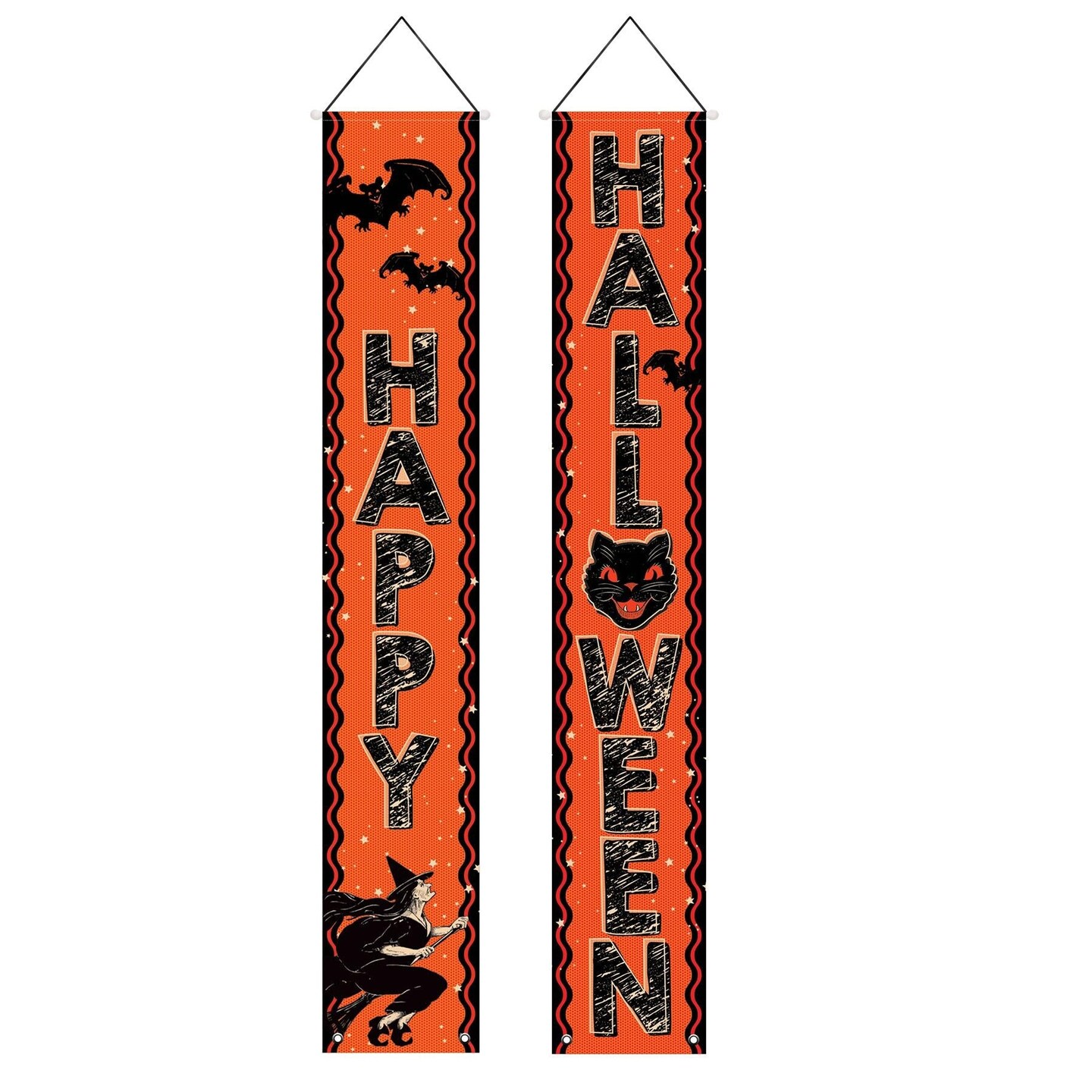 12 Pack Bulk Vintage Halloween Fabric Door Panel Set | Michaels
