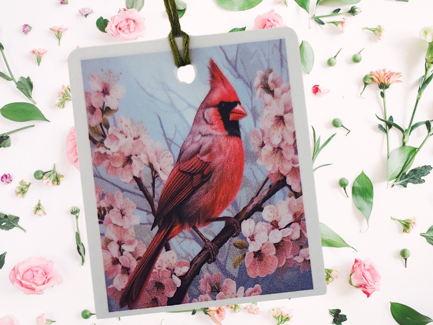 Cardinal bird Gift tags, Hang tags, Printed Gift Tags with string, Gift ...