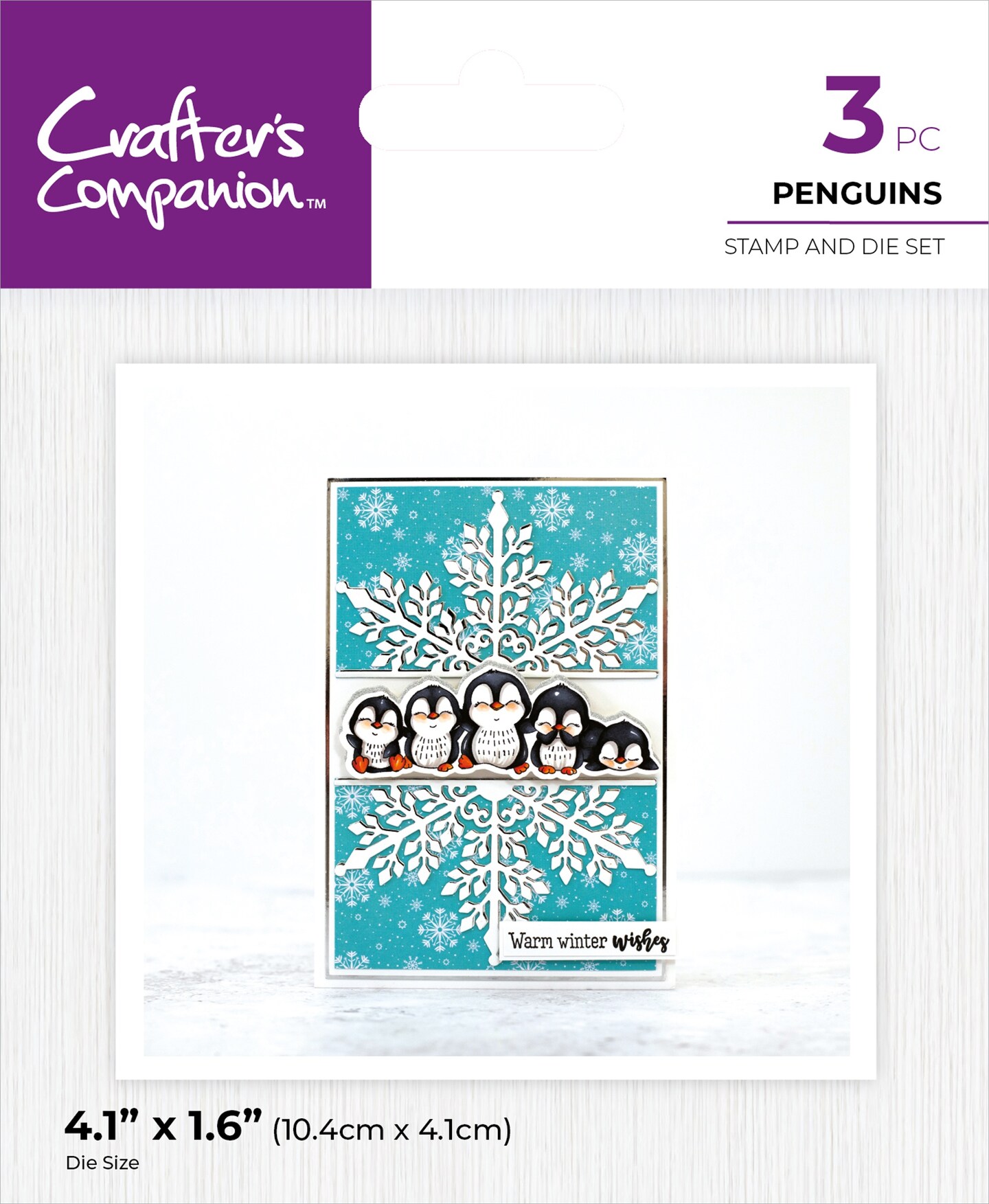 Crafter's Companion Stamp & Dies-Penguins | Michaels
