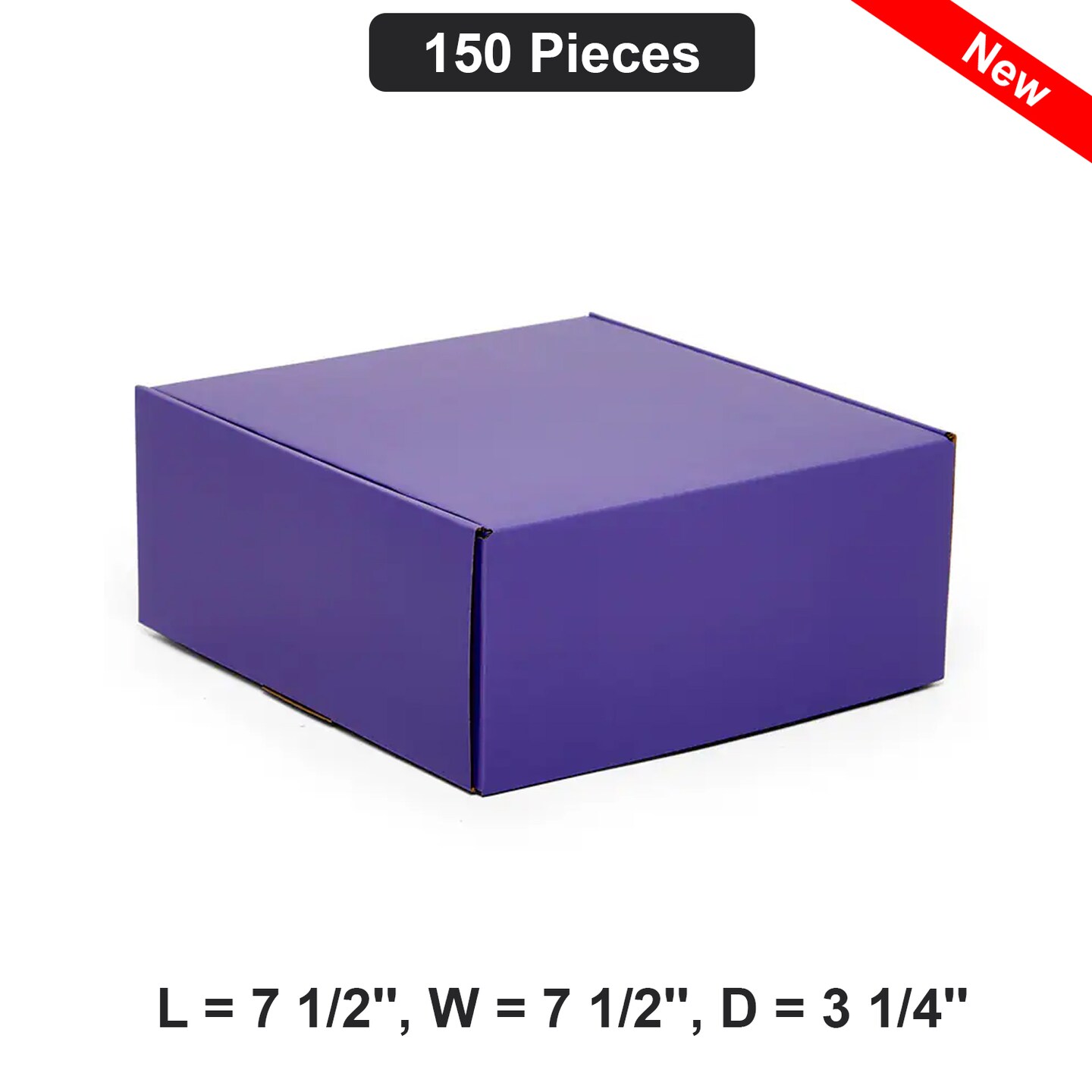Reliable Mailing Boxes Ideal Size 7.5" x 7.5" x 3.25" for Safe Shipping ...
