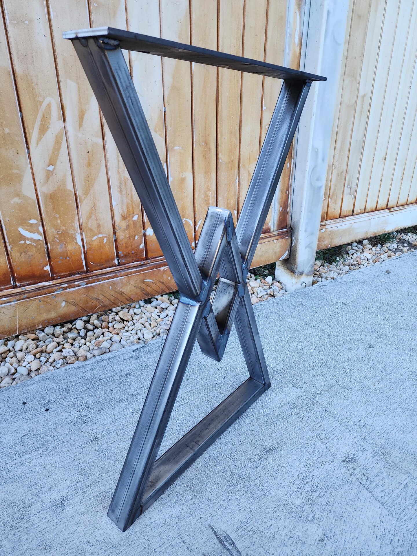 Metal Table Legs, Modern Steel Base, Custom Sizes | MakerPlace by Michaels