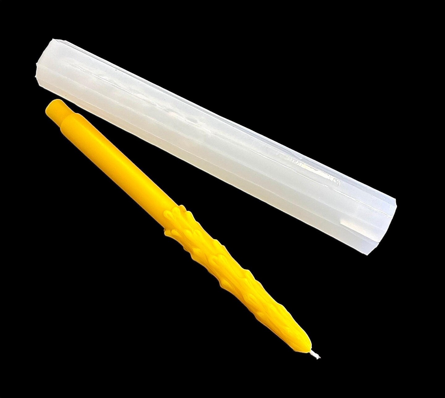 9.75” Silicone dripping taper candle mold - single cavity | MakerPlace ...