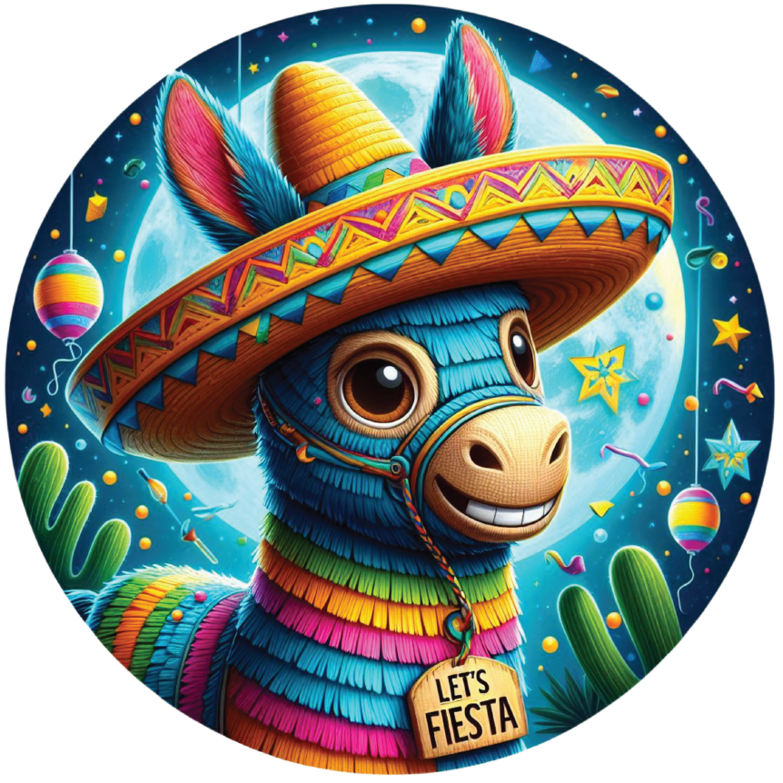 Let's Fiesta Pinata Donkey Sign | Michaels