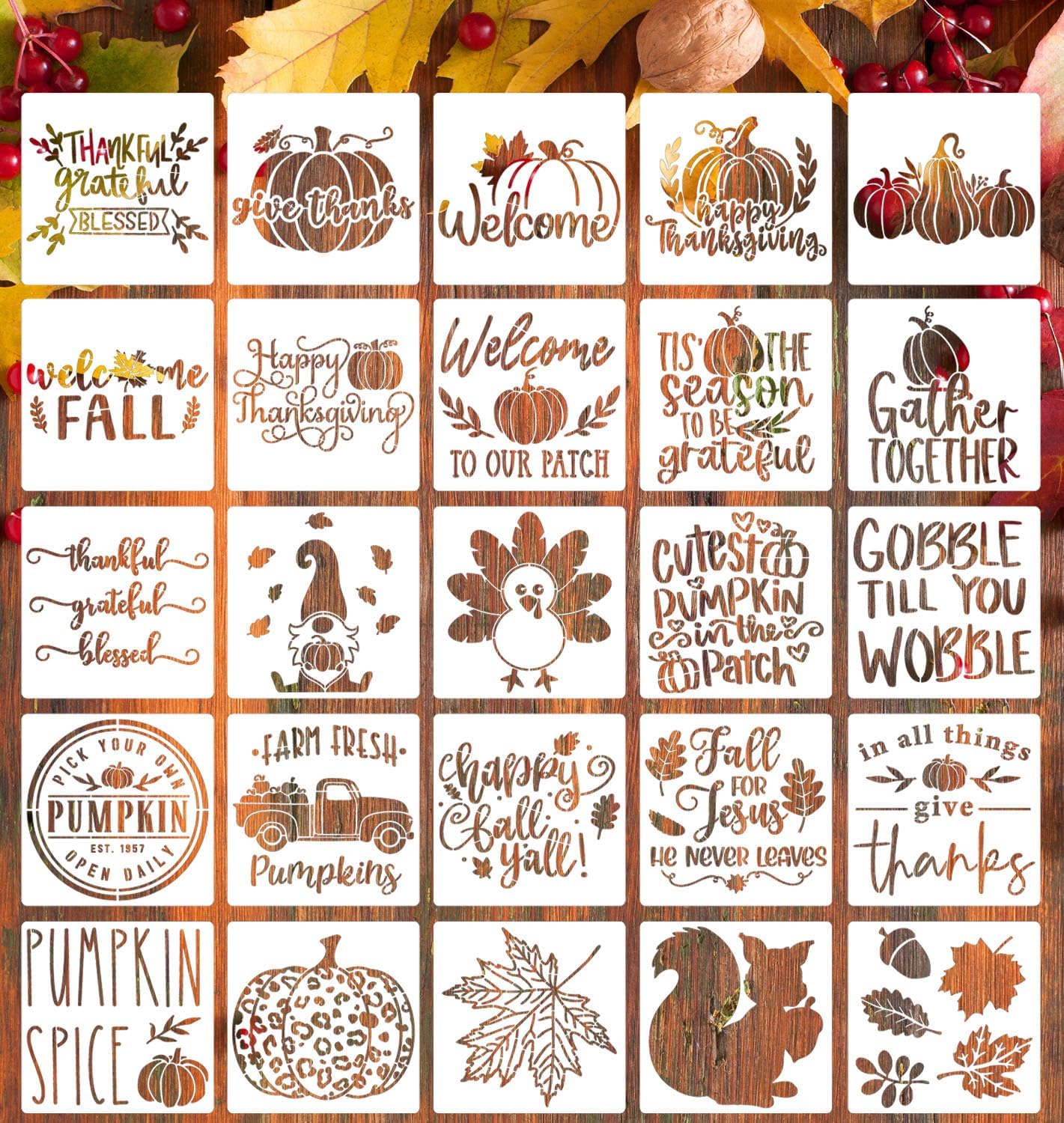 Fall Stencils for Painting 6” Pumpkin Stencils Autumn Leaf | Michaels