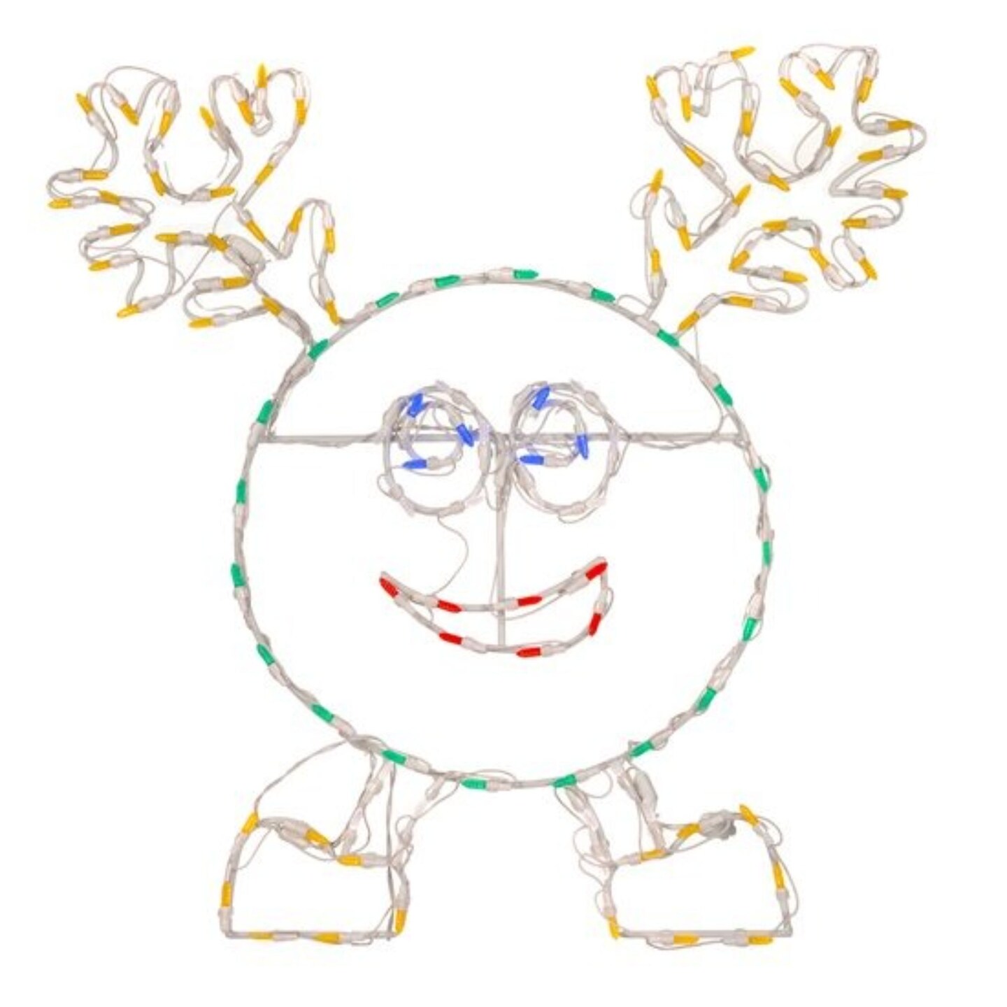 CC Christmas Decor LED Lighted Felix The Reindeer Outdoor Christmas ...