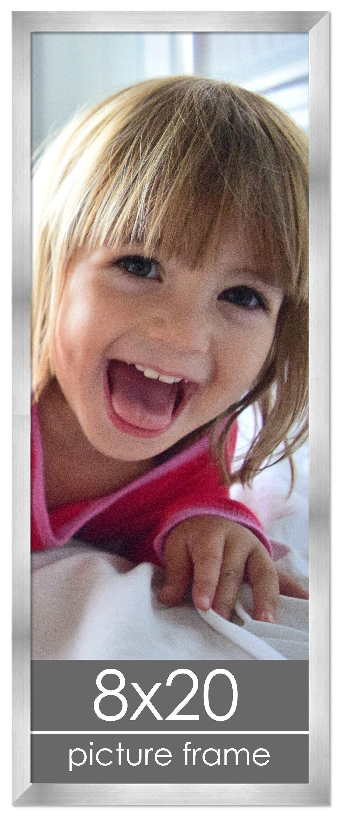 8x20 Solid Wood Picture Frame with UV-Resistant Acrylic & Acid-Free ...