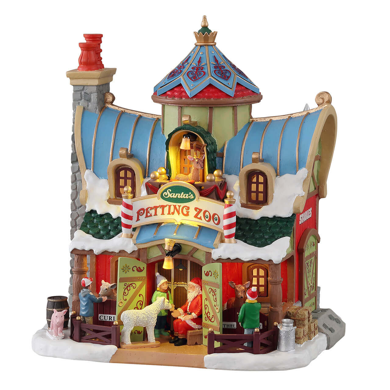 LEMAX Santa's Petting Zoo, Battery Operated (4.5V) #15792 | Michaels